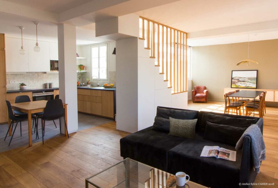 Appartement lumineux avec gain de hauteur